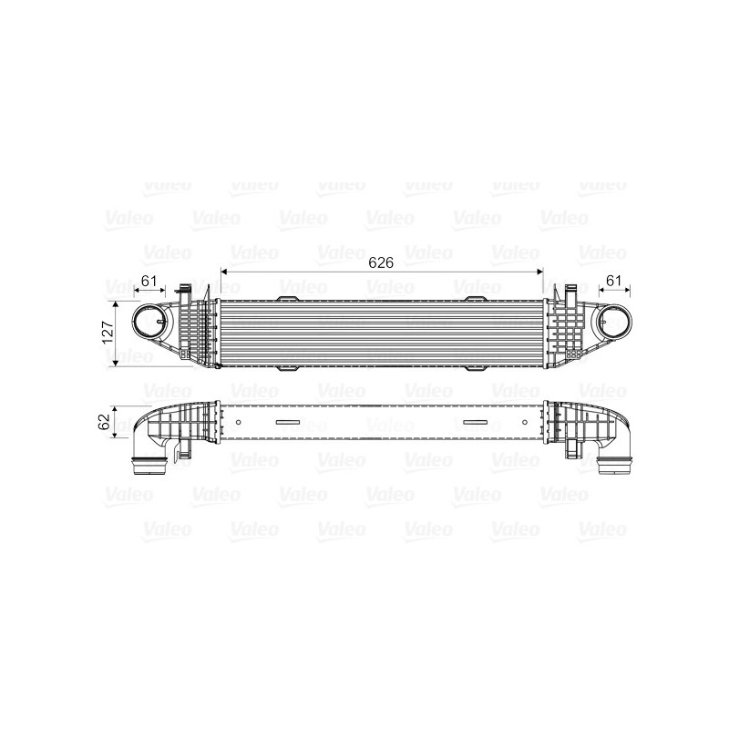 Intercooler (échangeur d'air) VALEO 818679 | MonPetitMécano