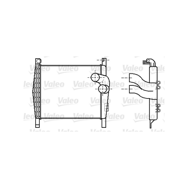 Intercooler (échangeur d'air) VALEO 818755 | MonPetitMécano